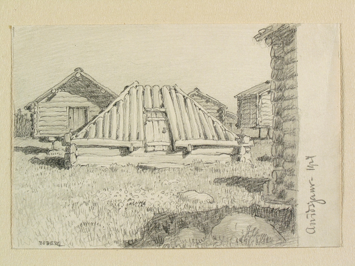 Lappland, Piteå lappmark, Arvidsjaurs sn., Lappstaden - Nordiska museet ...