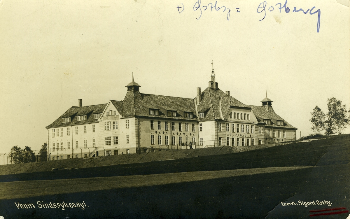 Veum Sindssykeasyl Veum sykehus Østfold Psykiatriske sykehus ØPS Veum ...