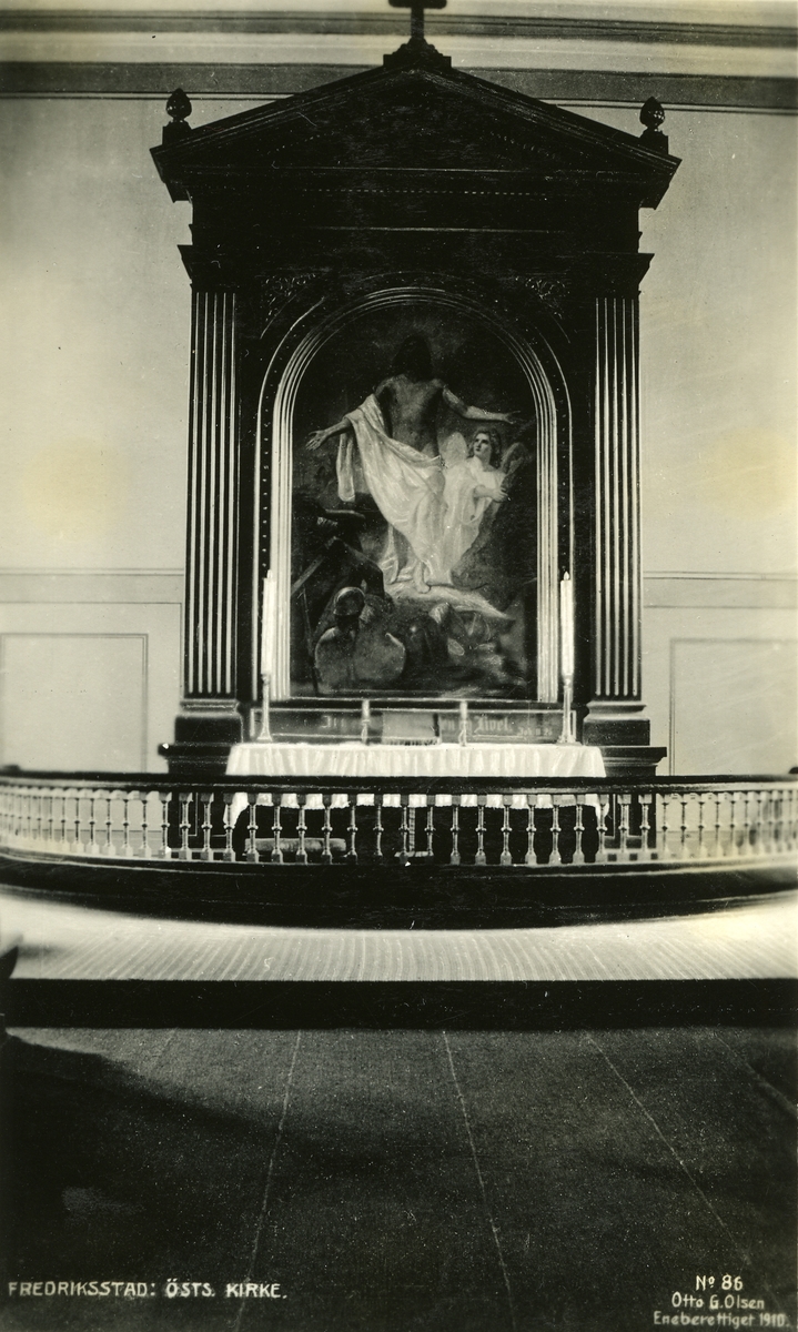 Fredrikstad. Østsiden. Gamlebyen. Østsiden Kirke Østre Fredrikstad ...