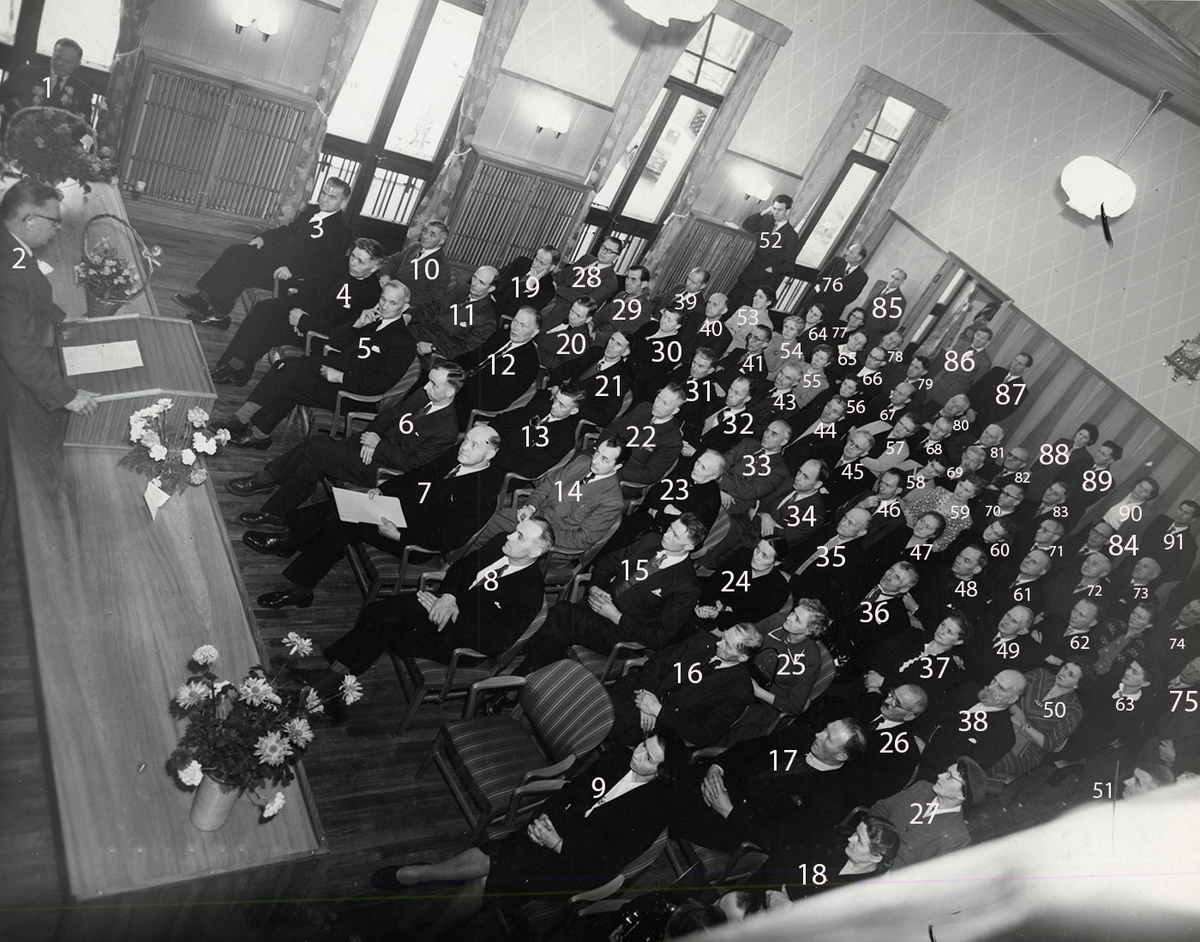 Åpning/innvielse av Ankenes Herredshus. 01 Gunnar Garfors?, 02 , 03 ,04 ...