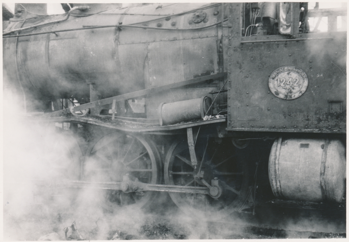 Statens Järnvägar, SJ E2 1242, Tillverkad av Atlas 1915 ...