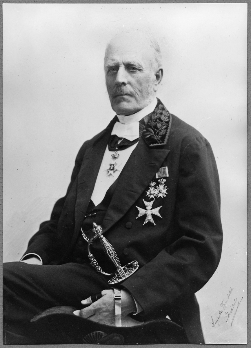 Arkitekt Adolf Wilhelm Edelsvärd. - Järnvägsmuseet / DigitaltMuseum