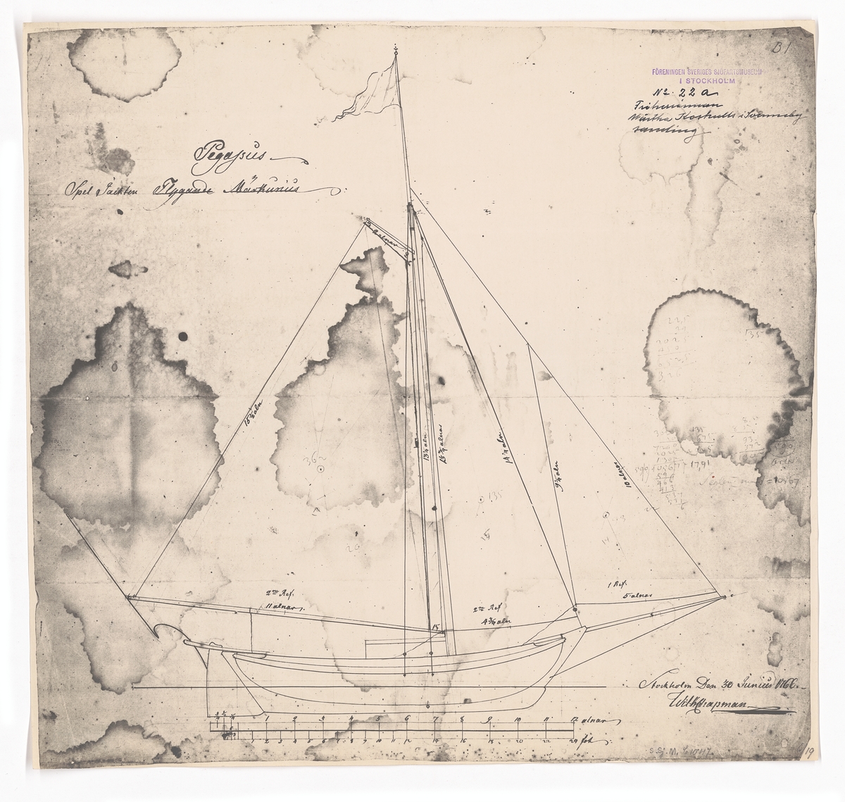 Ritning - Sjöhistoriska museet / DigitaltMuseum