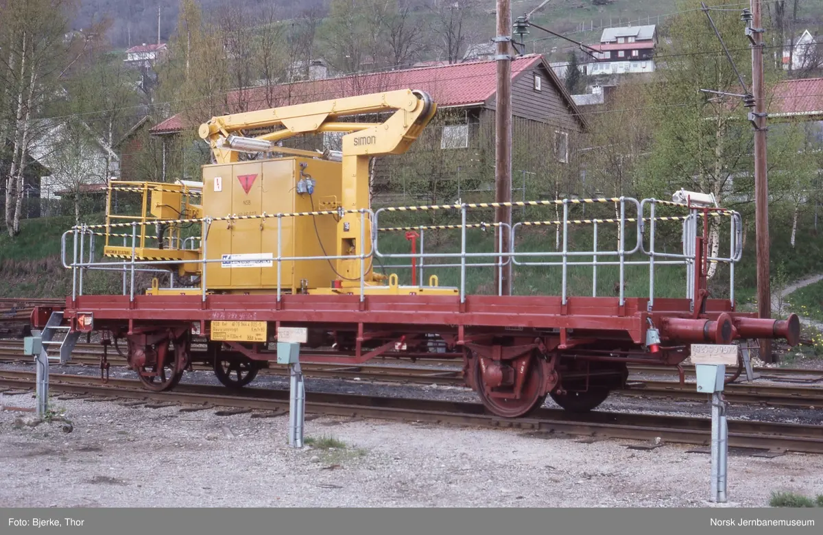 Revisjonsvogn litra Xel nr. 944 4005 på Voss stasjon - Norsk ...