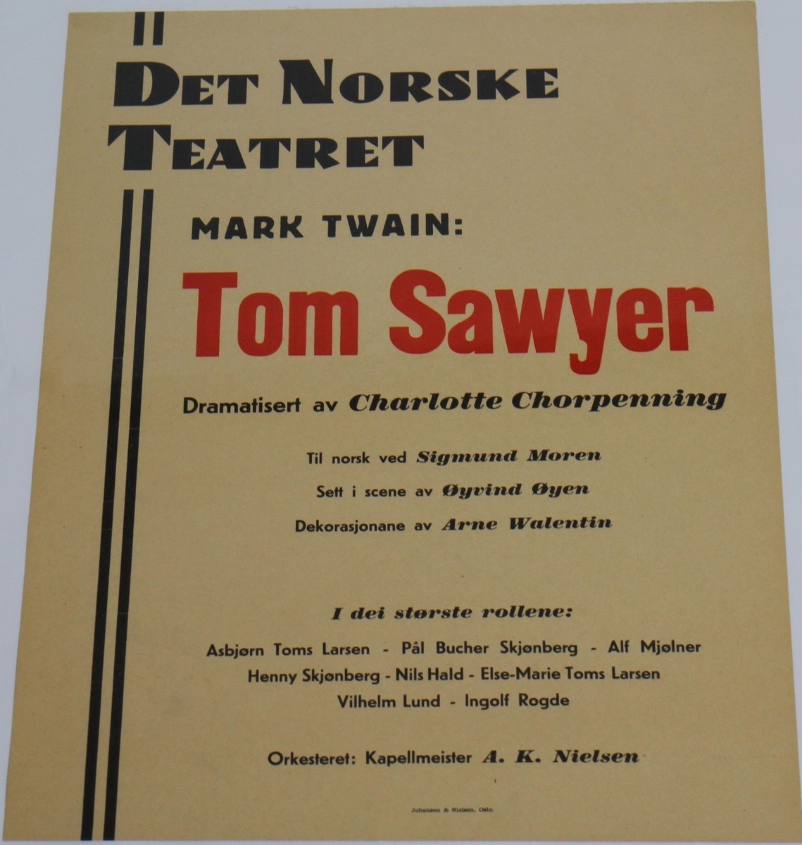 Teaterplakat - Nynorsk kultursentrum / DigitaltMuseum