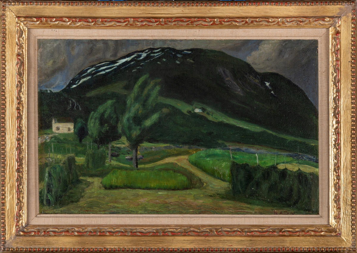 Natt [Maleri] - SFKM - Sogn og Fjordane Kunstmuseum / DigitaltMuseum