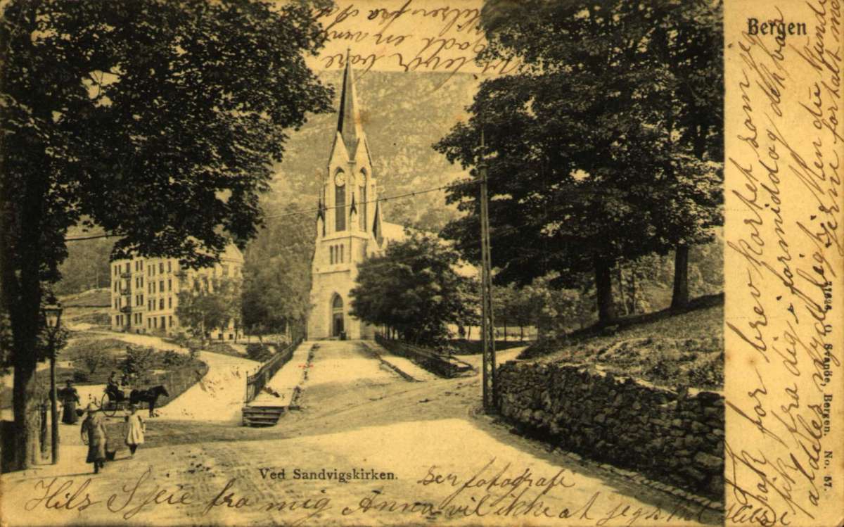 Postkort - Norsk Folkemuseum / DigitaltMuseum