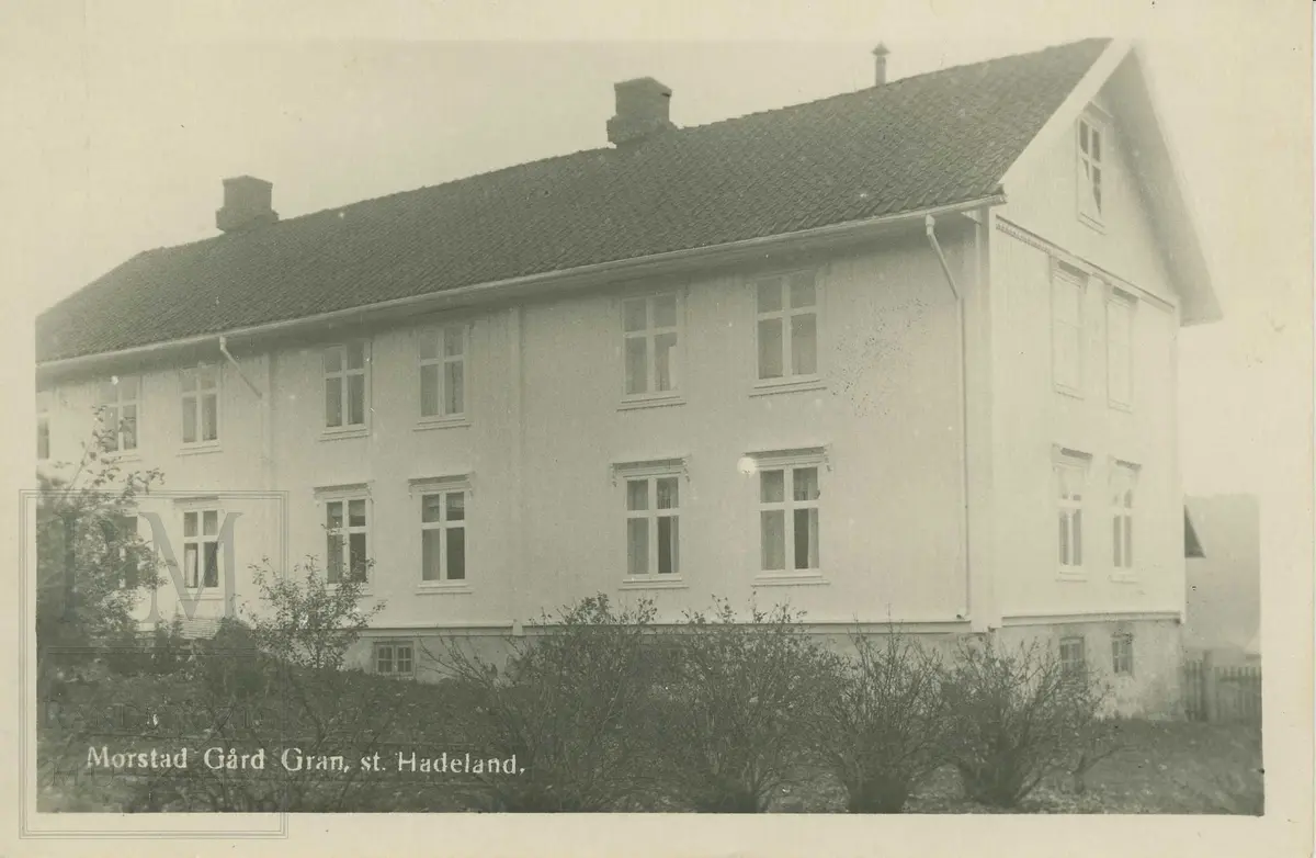 Morstad gard Gran st. Hadeland - Hadeland Folkemuseum / DigitaltMuseum