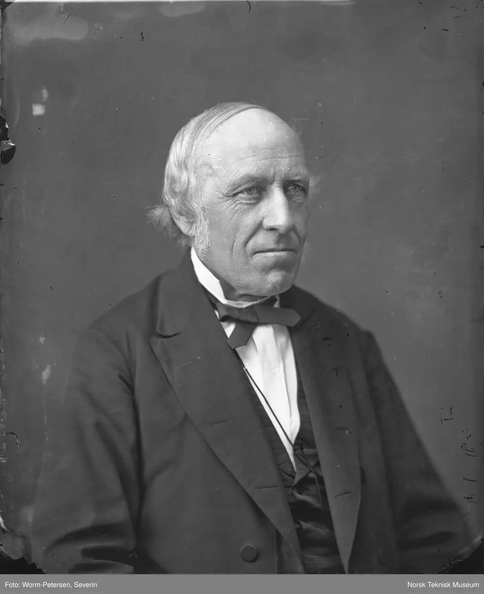 Portrett av Ludvig Lindeman - Norsk Teknisk Museum / DigitaltMuseum
