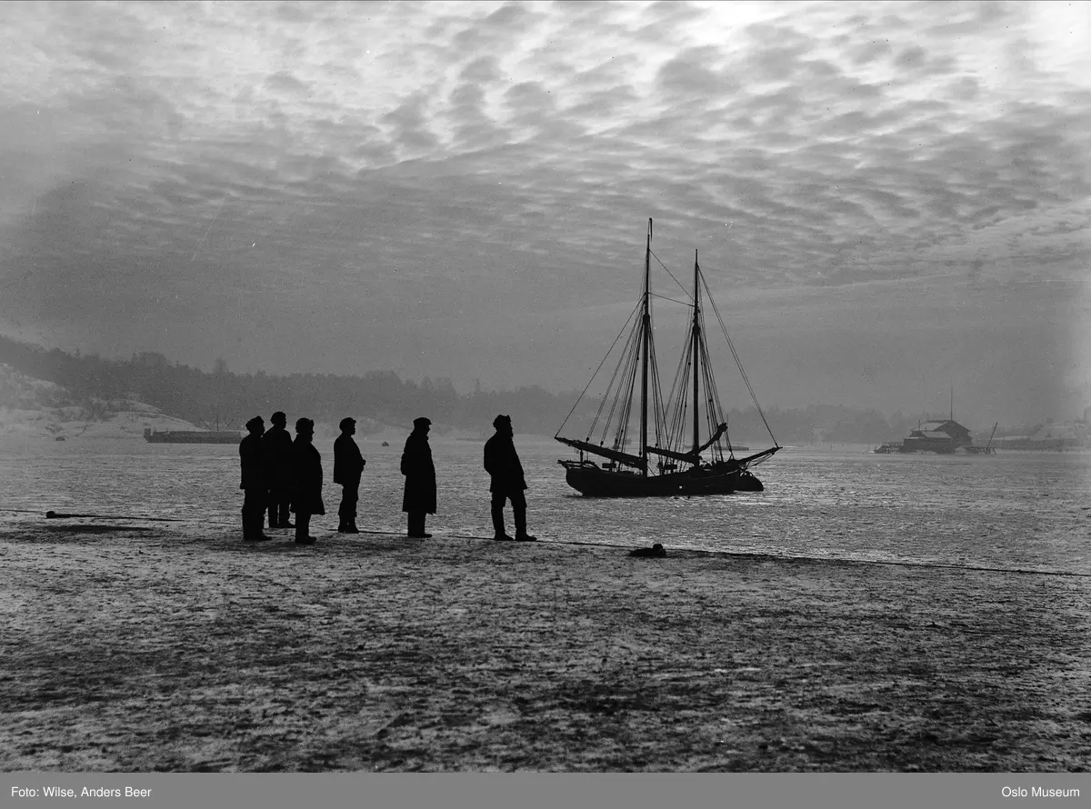 Vinter i Oslo - Oslo Museum / DigitaltMuseum