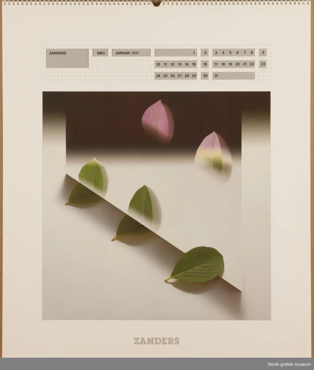Kalender - Norsk grafisk museum / DigitaltMuseum