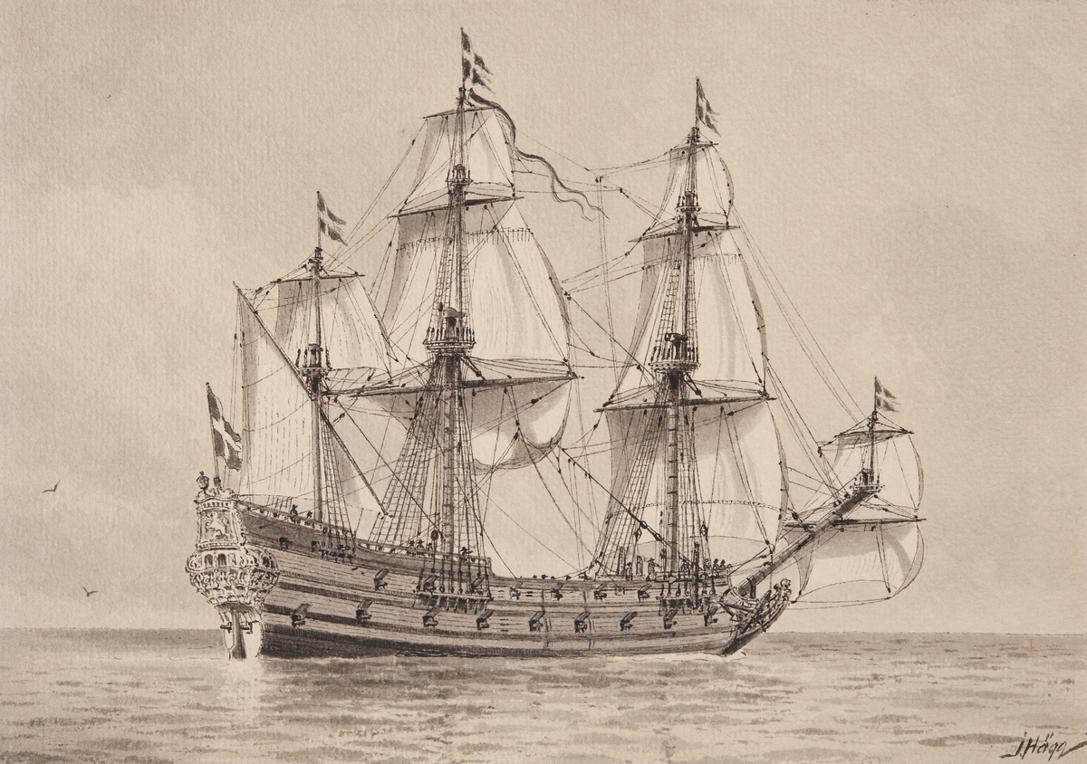 Lavering - Sjöhistoriska museet / DigitaltMuseum