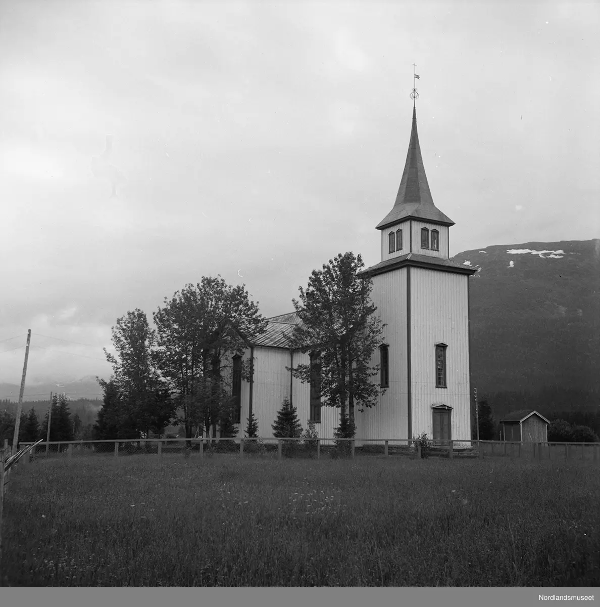 Korgen kirke. - Nordlandsmuseet / DigitaltMuseum