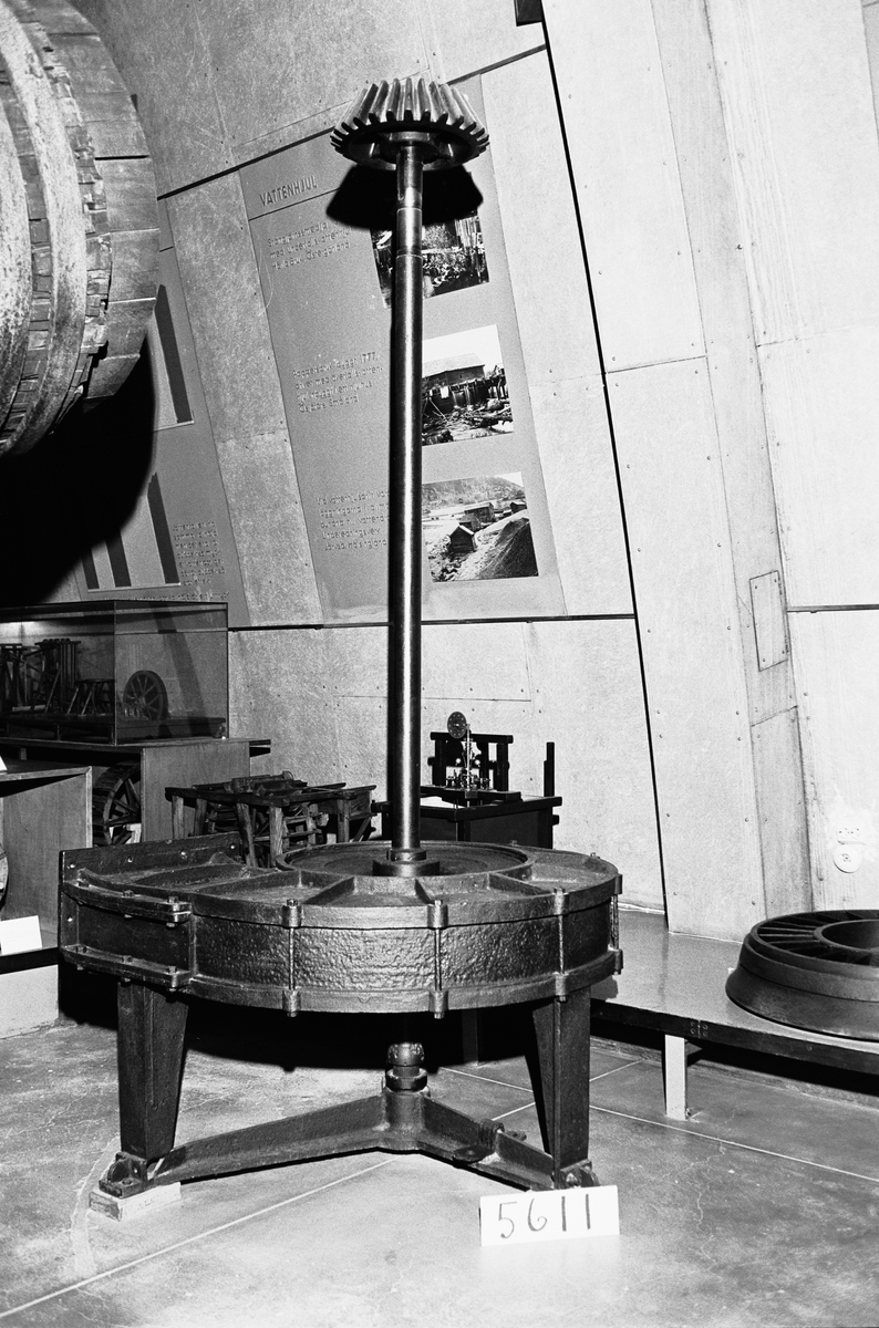 Reaktionsturbin, radiell - Tekniska museet / DigitaltMuseum