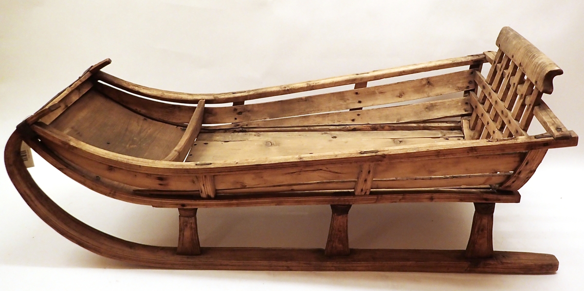Slede, modell - Norsk Folkemuseum / DigitaltMuseum