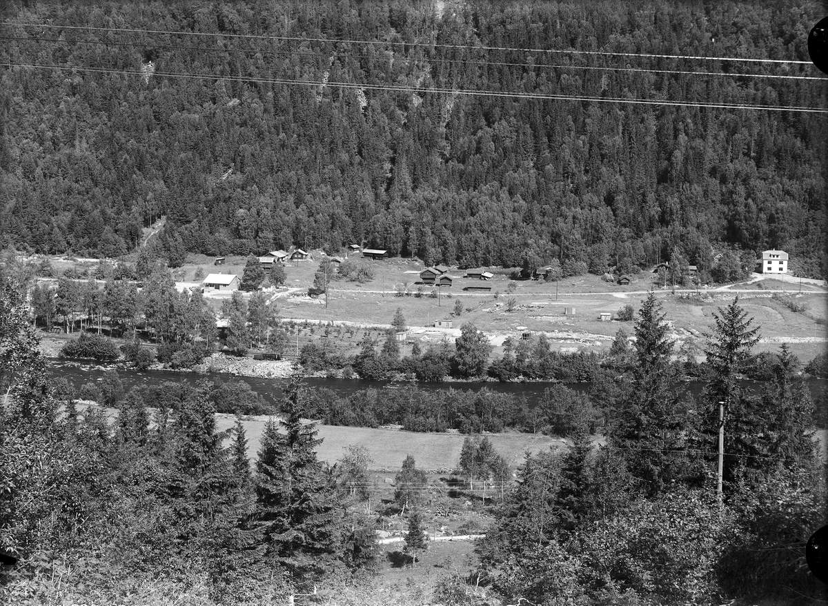 Oversiktsbilde Tinn Museum - Norsk Industriarbeidermuseum / DigitaltMuseum