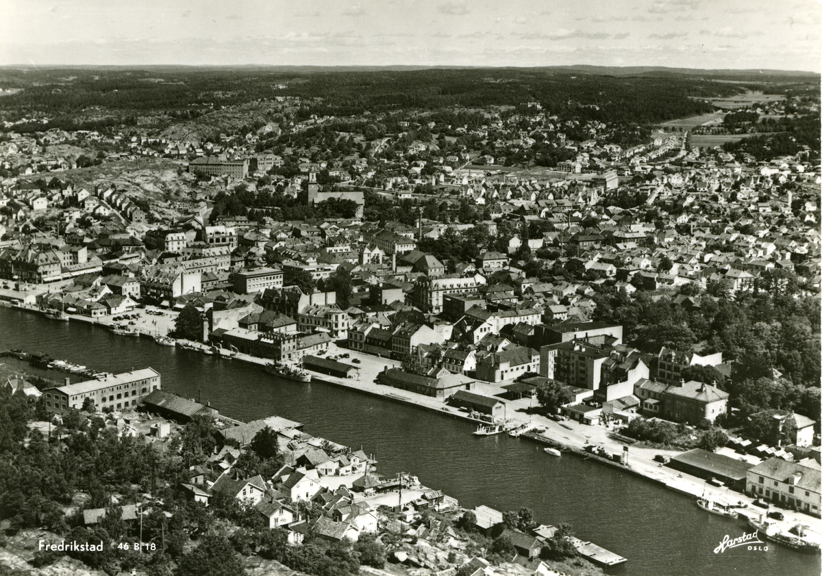 Fredrikstad, Vestsiden, Vestre Fredrikstad, Glomma, Vesterelva ...