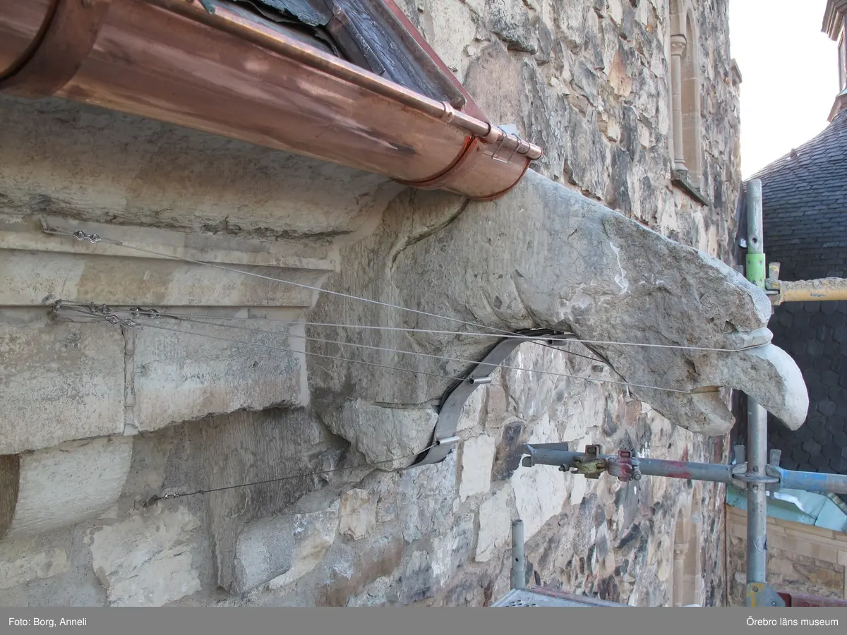 Antikvarisk medverkan vid renovering av nordvästra tornet, Örebro slott ...