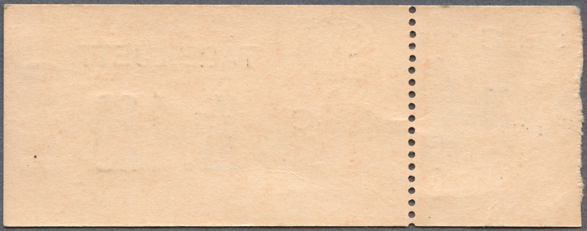 Tågbiljett - Järnvägsmuseet / DigitaltMuseum