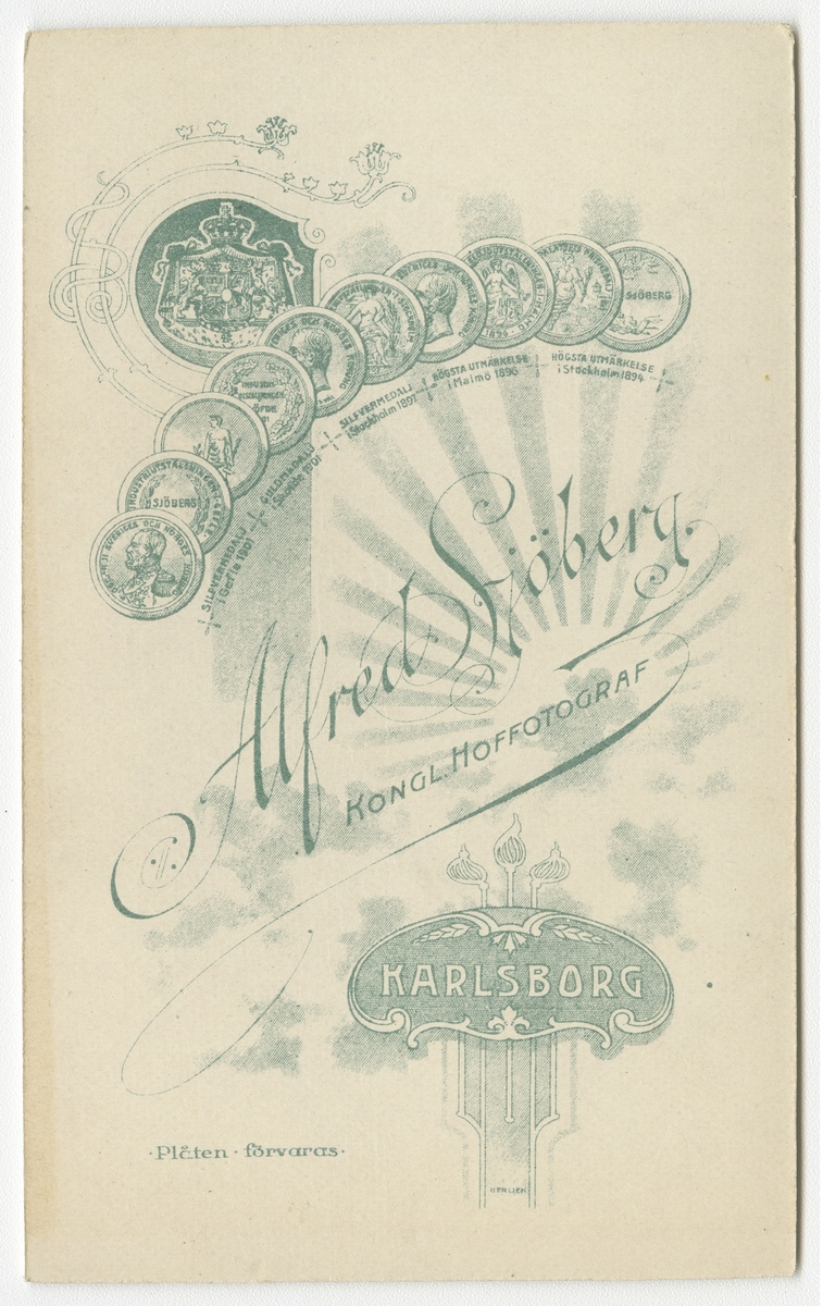 Porträtt av Carl Axel Liborius von Mentzer, underlöjtnant vid Hallands ...