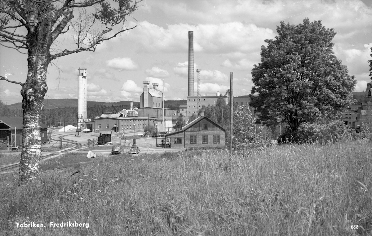 Pappersbruk, Fredriksberg. - Järnvägsmuseet / DigitaltMuseum