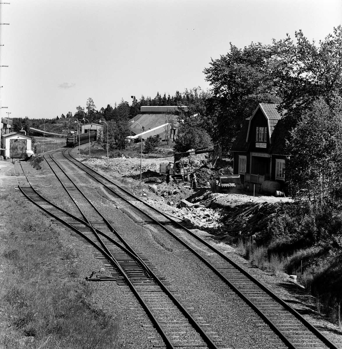 Dannemora - Hargs Järnväg, DHJ. Spårbygge, Hallstavik - Hargshamn ...