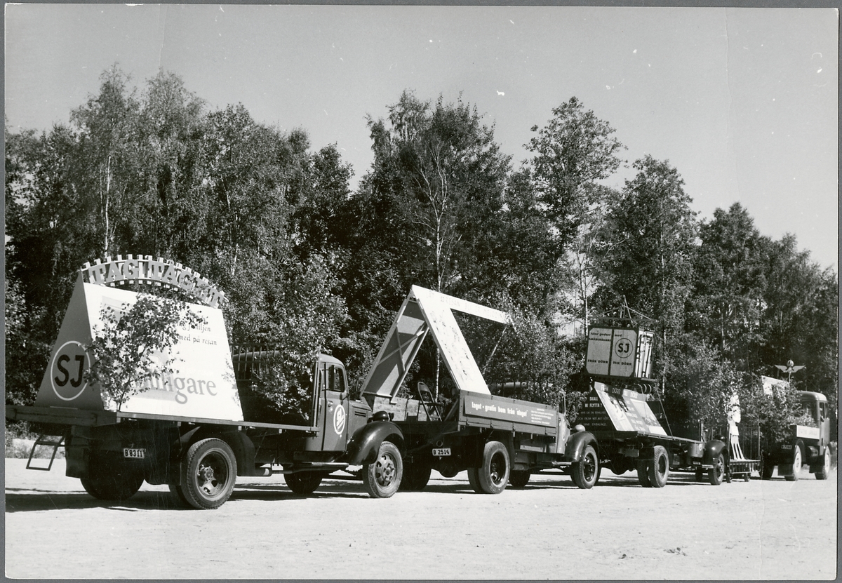 Svensk Lastbil AB, SLAB lastbil under Barnens Dag i Södertälje med ...