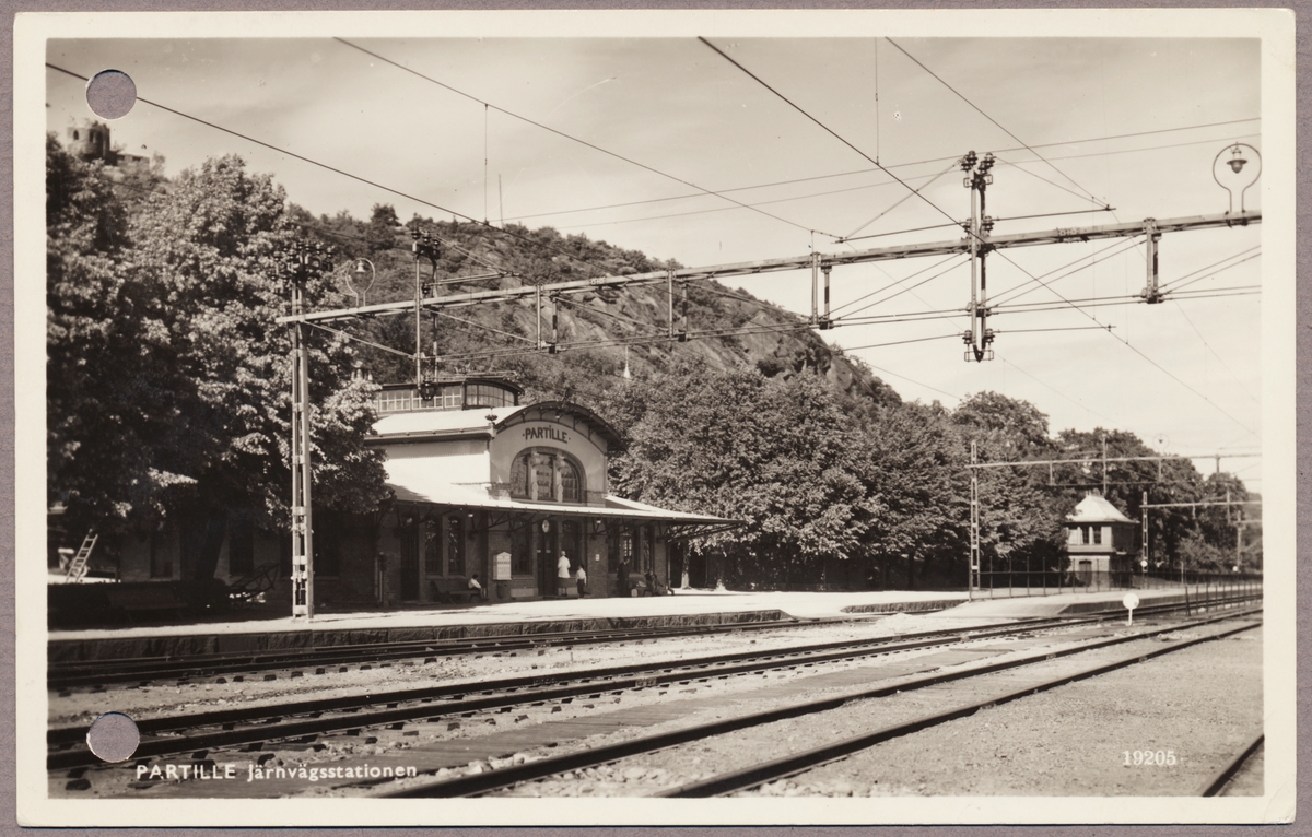 Partille station. - Järnvägsmuseet / DigitaltMuseum