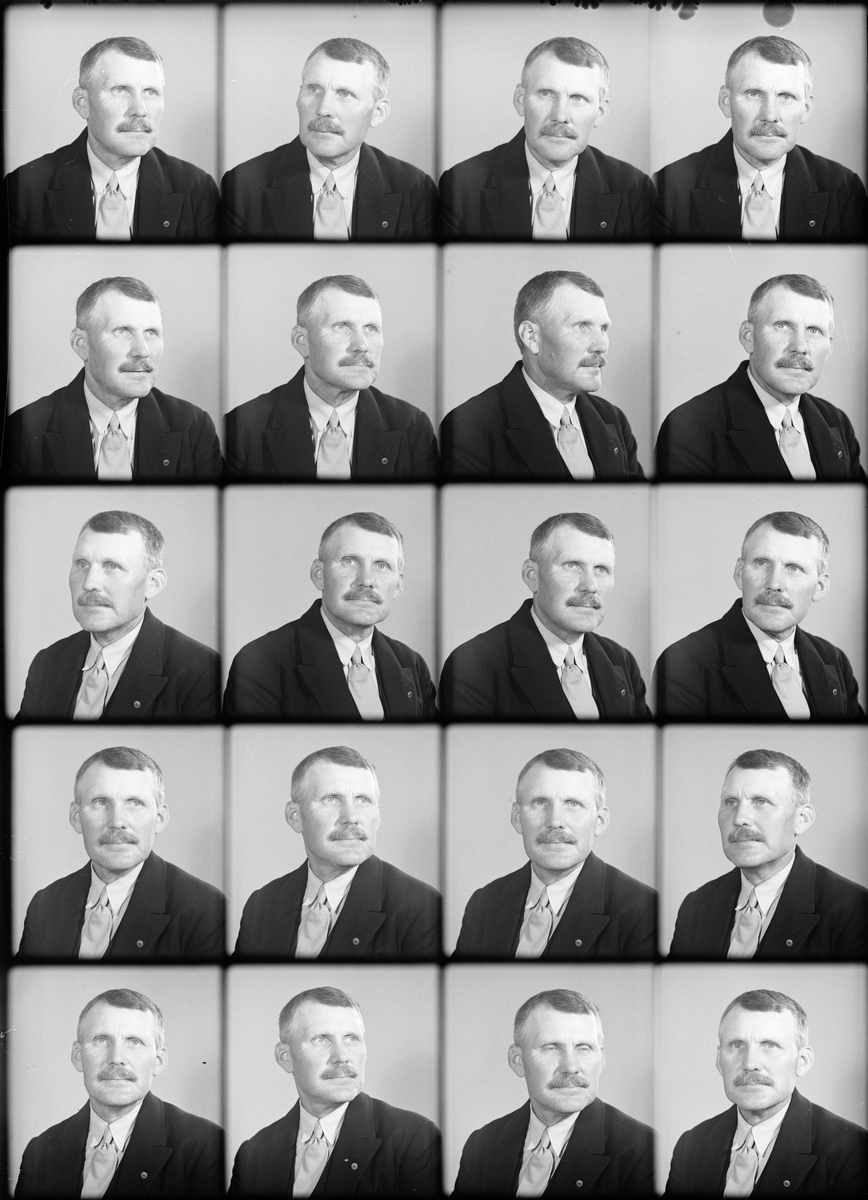 Emil Mattson från Gillinge, Ekeby socken, Uppland 1944 - Upplandsmuseet ...