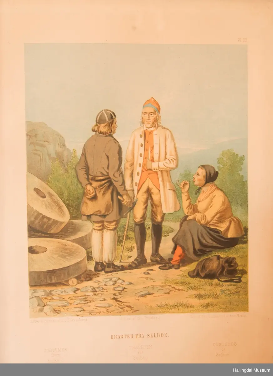 Norske Nasjonaldragter tegnede af forskjellige norske kunstnere ...