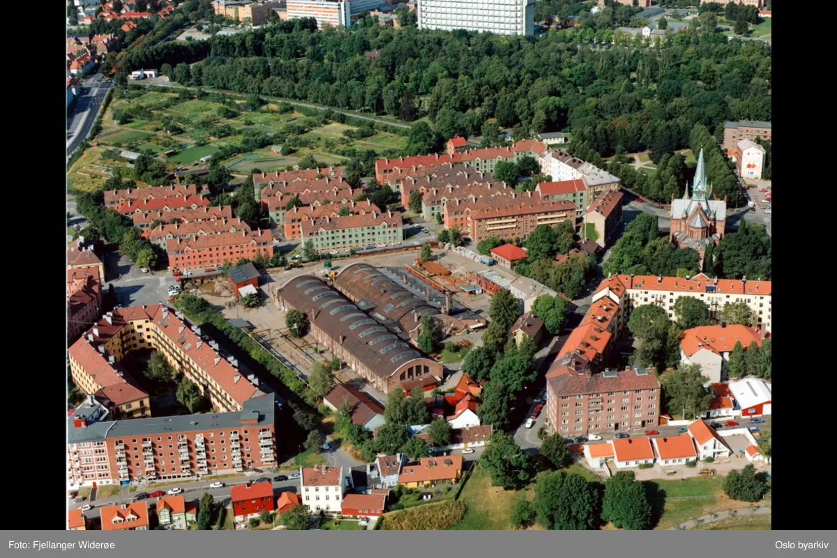 Luftfoto, Sagene - Oslo byarkiv / DigitaltMuseum