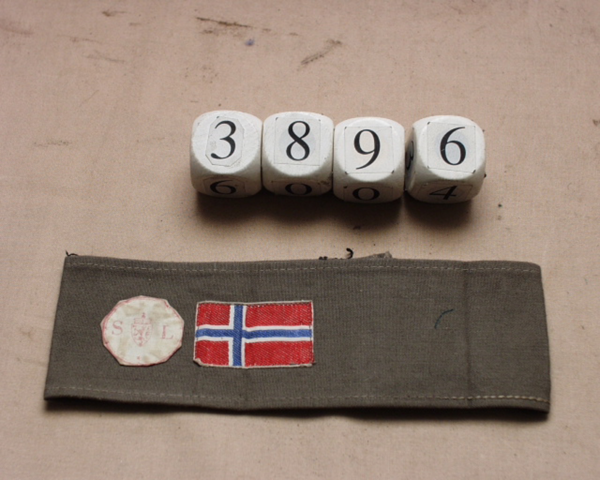 Armbind, Milorg - Forsvarets museer / DigitaltMuseum