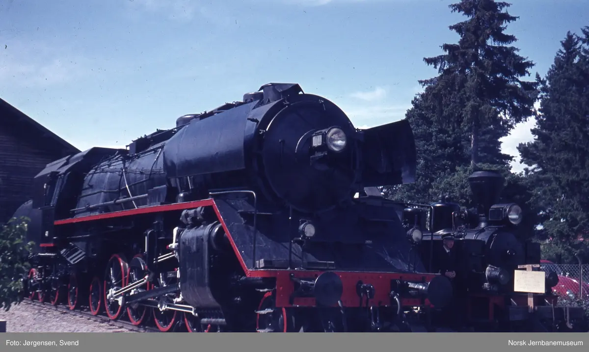 NSB damplokomotiv type 49c nr. 470 på Jernbanemuseet - Norsk ...