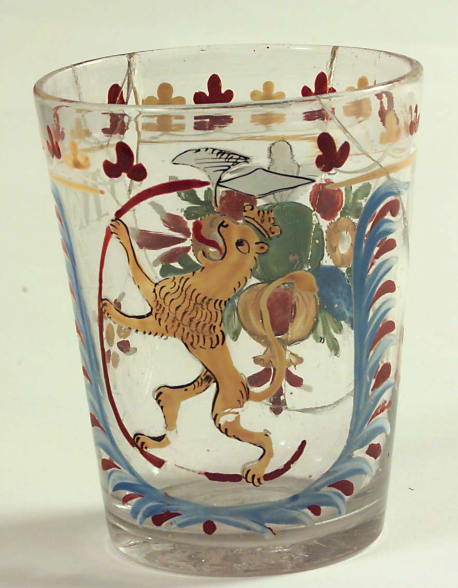 Blåst glass på Norsk Folkemuseum - Norsk Folkemuseum / DigitaltMuseum