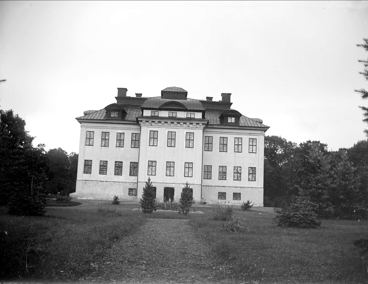 Salsta slott, Lena socken, Uppland 1912 - Upplandsmuseet / DigitaltMuseum