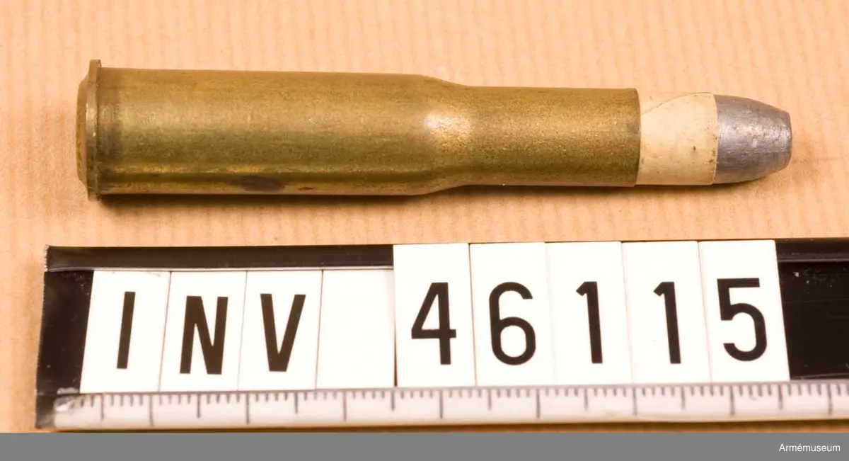 10,15 mm patron - Armémuseum / DigitaltMuseum