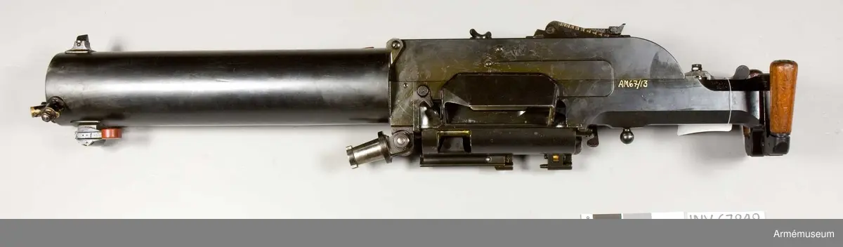 Kulspruta m/1914 - Armémuseum / DigitaltMuseum