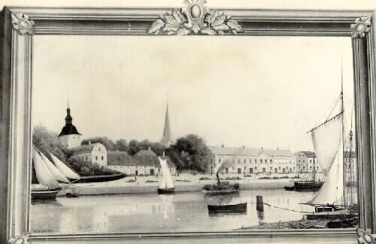 Halmstads slott, Gamla Rådhuset - Hallands Konstmuseum / DigitaltMuseum