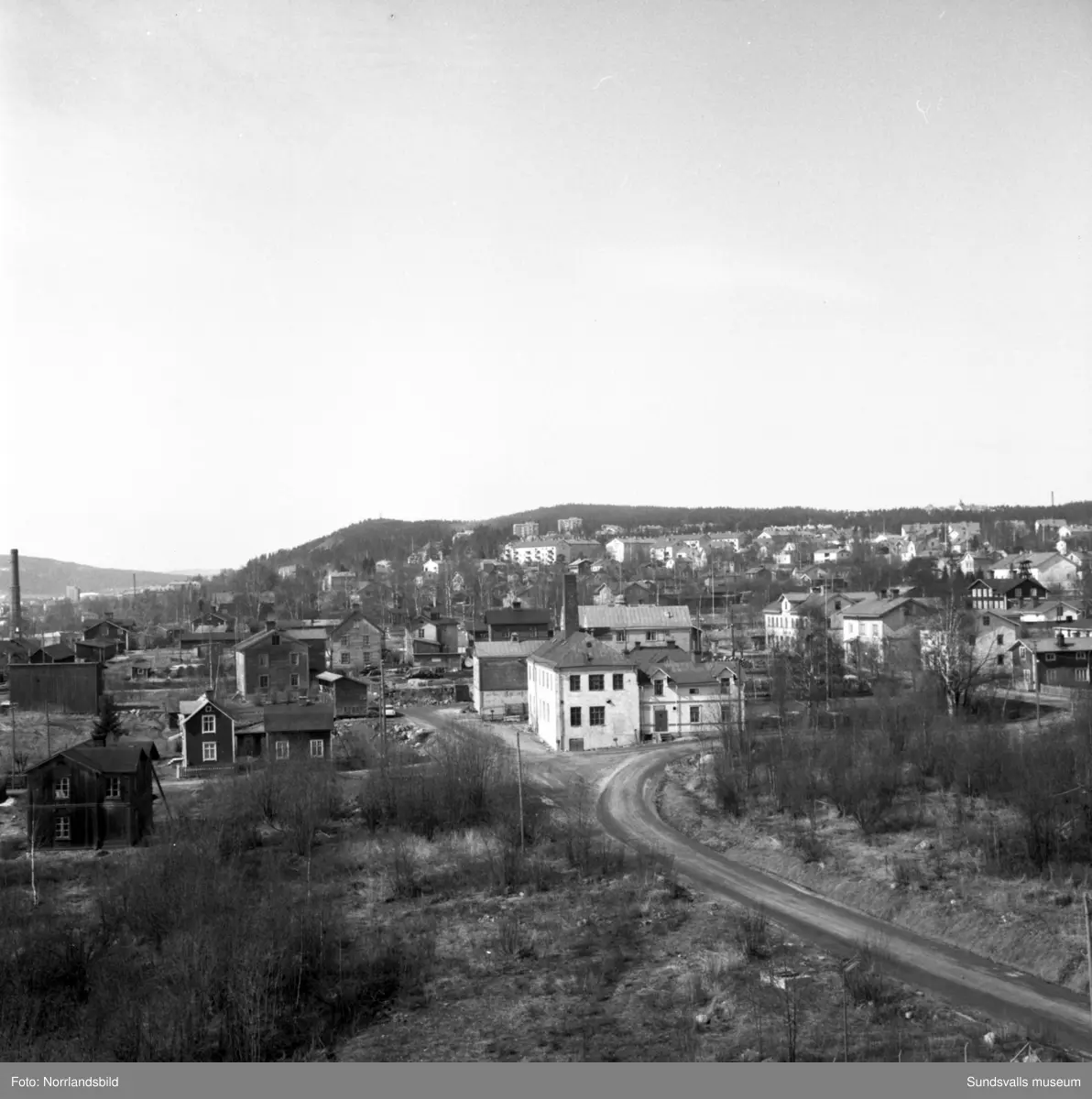 Vyer över gamla Skönsberg och Ortviken. - Sundsvalls museum ...