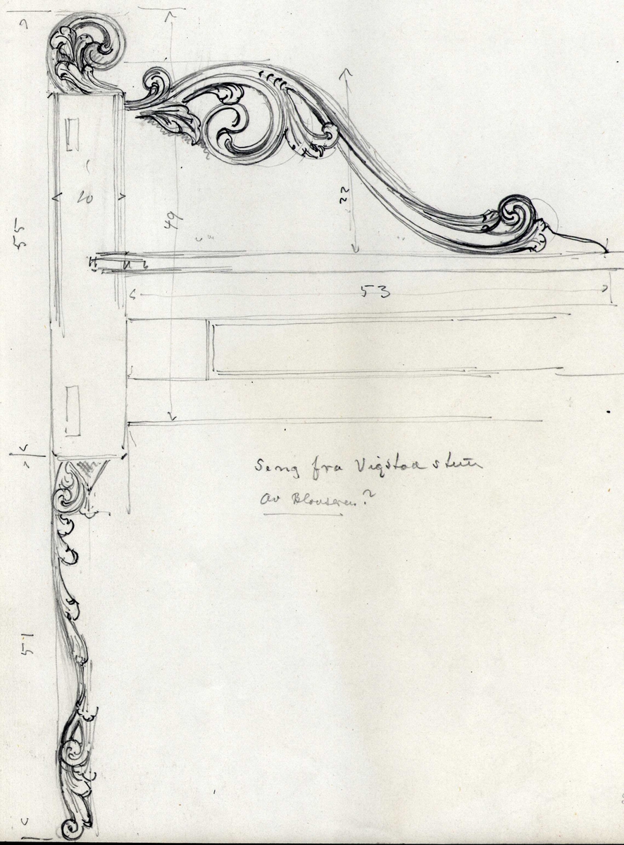 Tegning - Stiftelsen Norsk folkemuseum / DigitaltMuseum