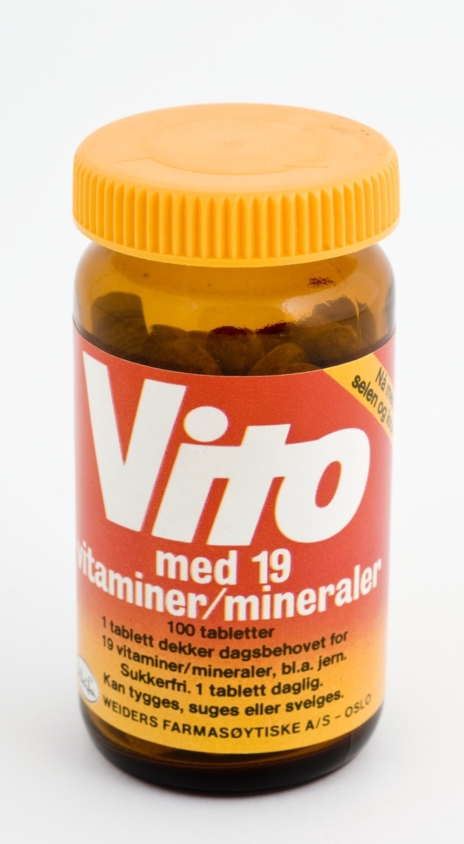 Tablettglass - Norsk Farmasihistorisk Museum / DigitaltMuseum